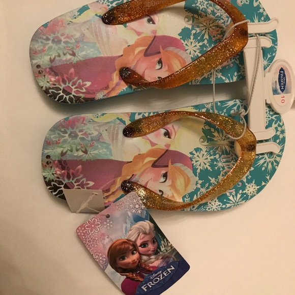 Disney | Shoes | Disney Frozen Flip Flop New Size | Poshmark